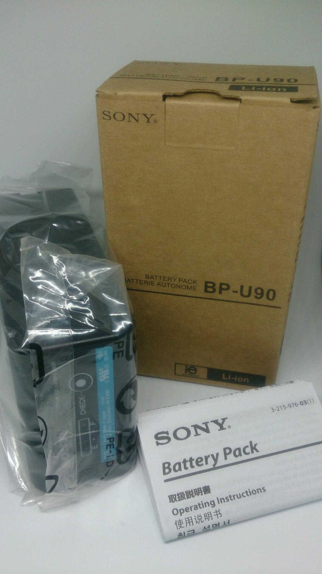 Sony BP-U90 Li-ion Battery Pack (Highest capacity), 手提電話, 電話＆平板電腦配件, 電池 ...