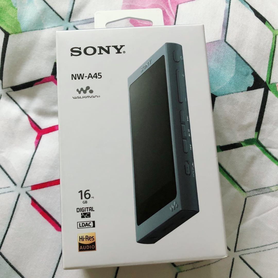 Sony NW-A45 Hi-Res Walkman mp3 Player Moonlit Blue, Audio, Portable ...