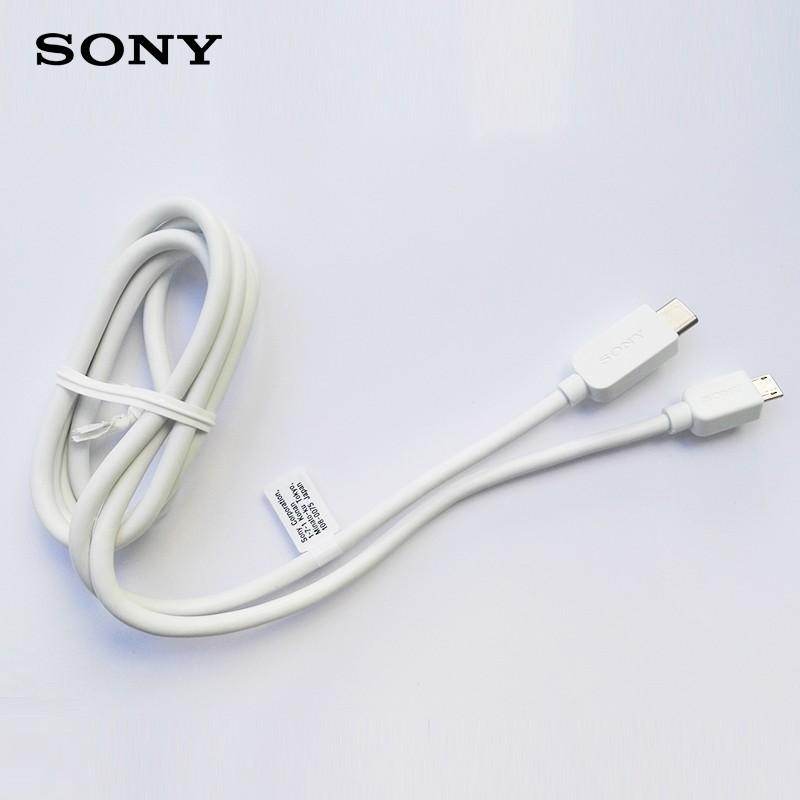 原裝 SONY Type-C 轉 Micro USB 高速傳輸充電線 1M OTG TypeC (CP-CB100), 手提電話, 電話及其他 ...