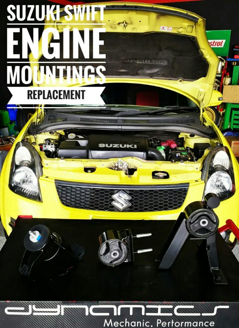 Suzuki Swift : Engine Mountings replacement, Car Accessories ...