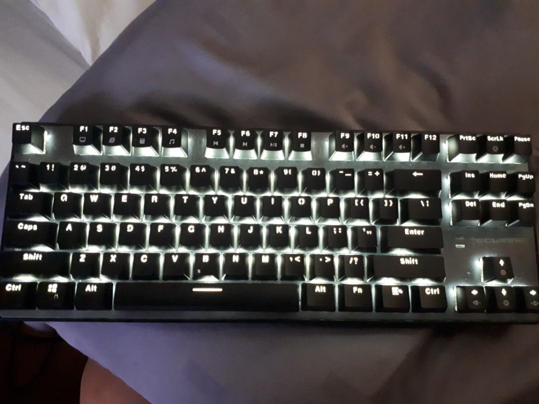 Techware mech keyboard and logitech gaming mouse, Computers & Tech ...