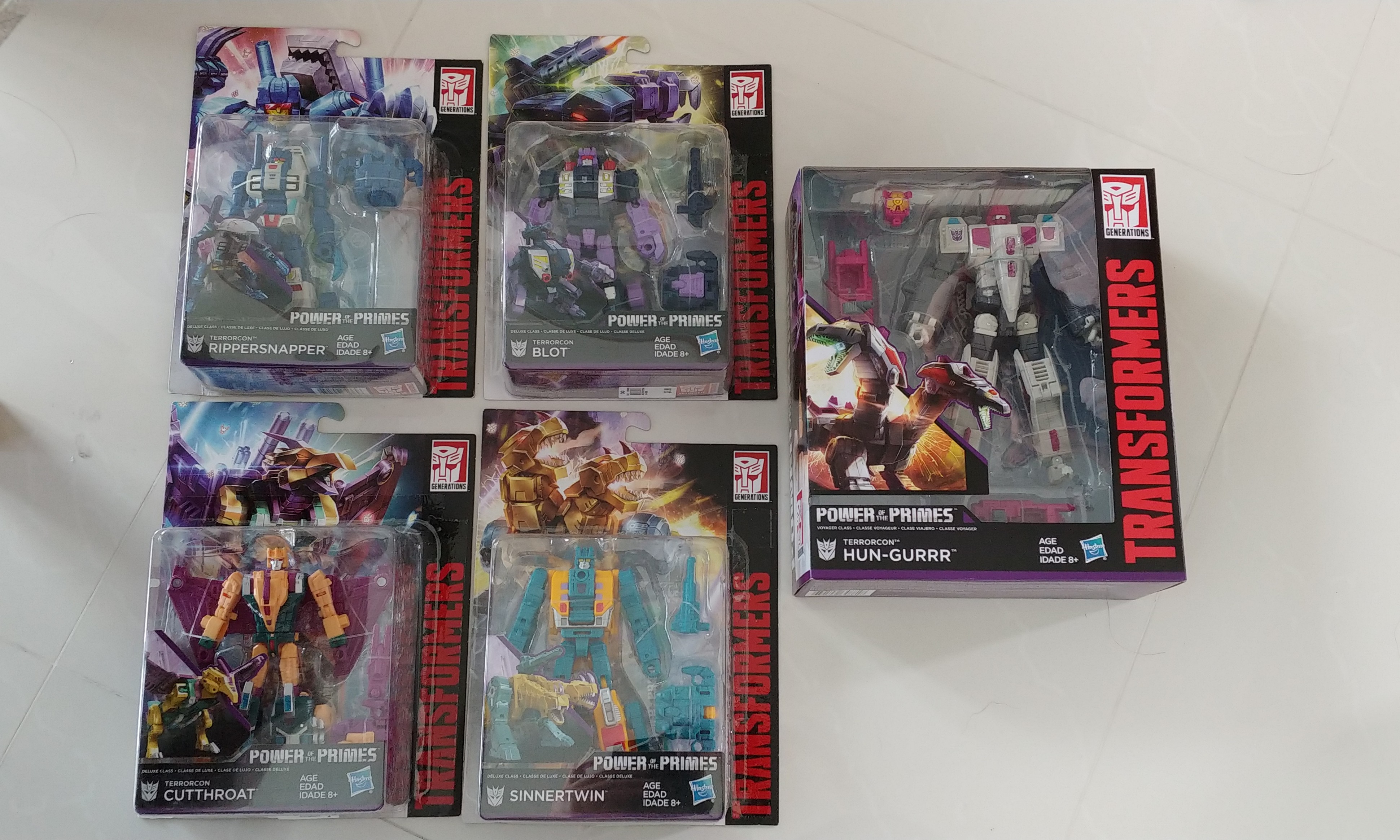 Transformer Hasbro Terrorcon Power of the Prime POTP Abominus Hun-Gurrr ...