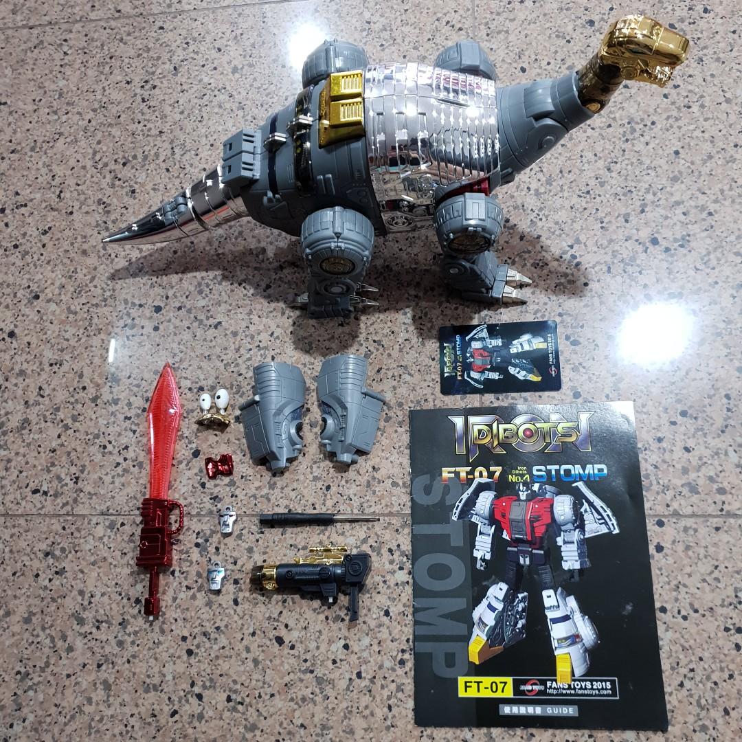 Transformers masterpiece dinobots fanstoys ft07 stomp not sludge, Hobbies & Toys, Toys & Games ...