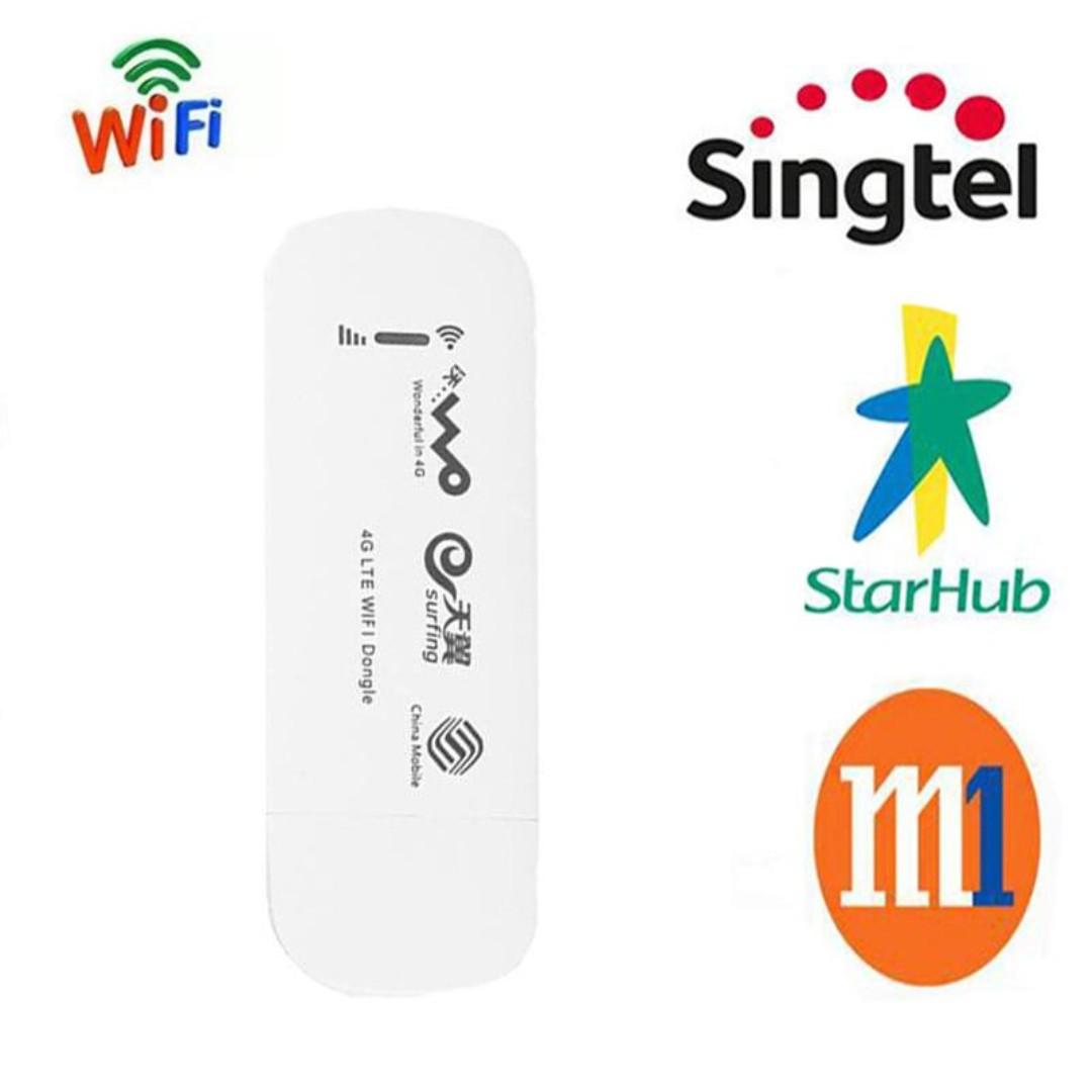 New Premium 4G LTE + Wifi 100Mbps Wireless Modem USB Dongle, Support ...