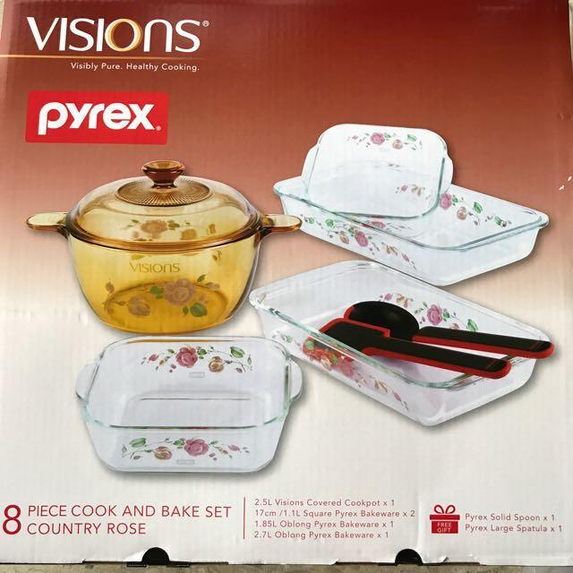 Vision cook n bake ware set, TV & Home Appliances, Kitchen Appliances ...