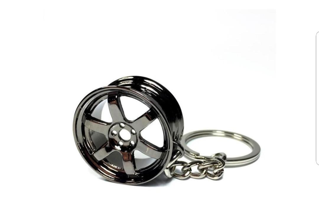 VOLK RACING TE37 STYLE WHEEL KEYCHAIN, Car Accessories, Accessories on ...