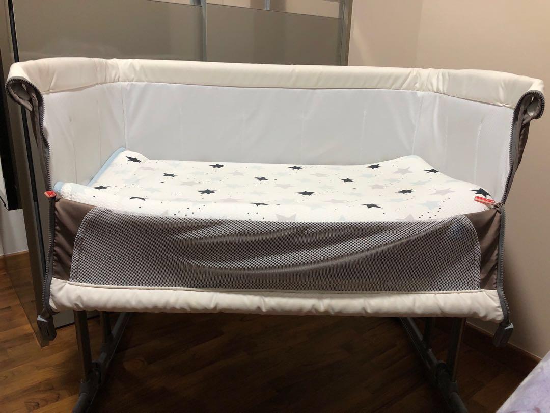 ZIBOS Italian Bedside Crib, Babies & Kids, Baby Nursery & Kids ...