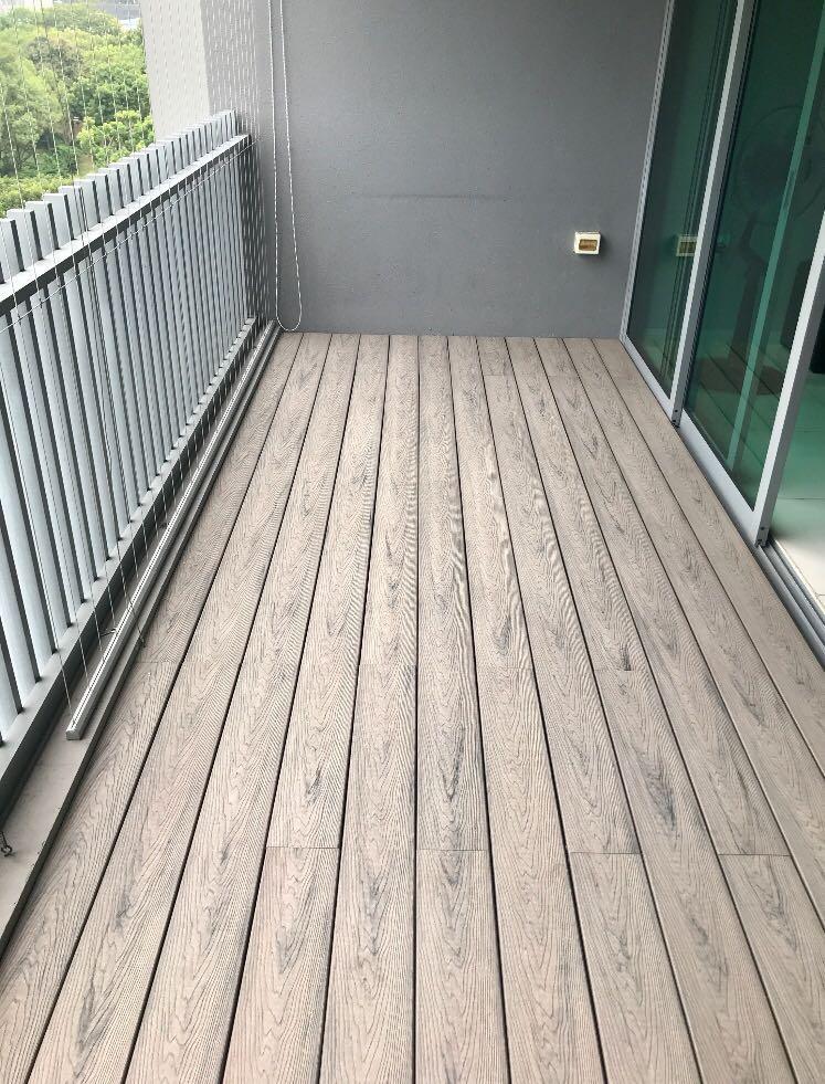 Balcony WPC decking, Furniture, Others on Carousell