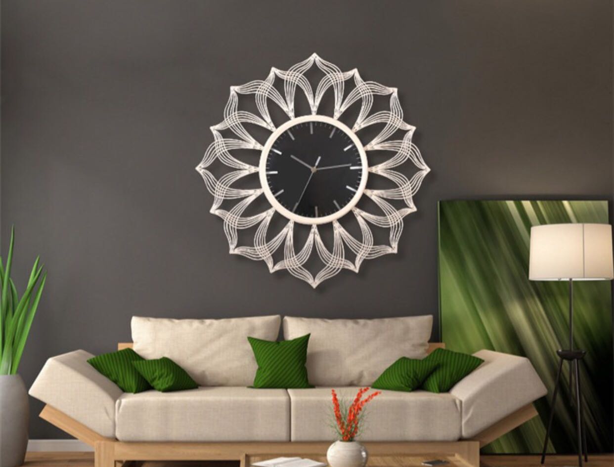 Beautiful Large Wall Clock, Furniture & Home Living, Home Decor, Clocks ...