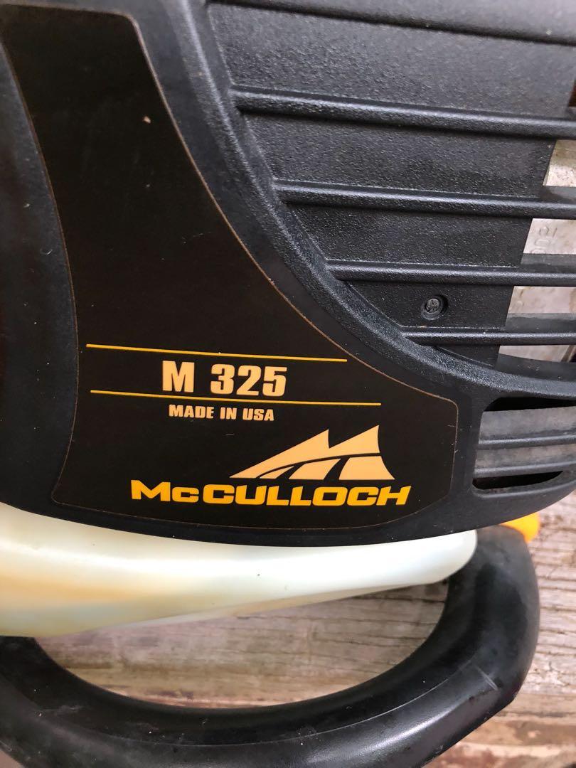 Blower Vac McCulloch M325, Furniture & Home Living, Gardening, Grass ...