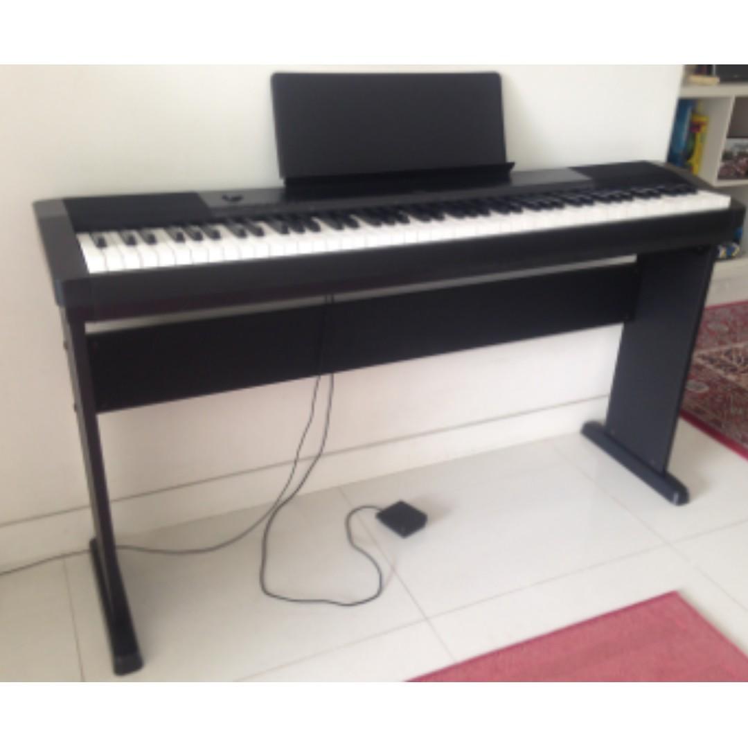 Casio CDP-120 Scaled Hammer Action Contemporary Digital Piano, Hobbies ...