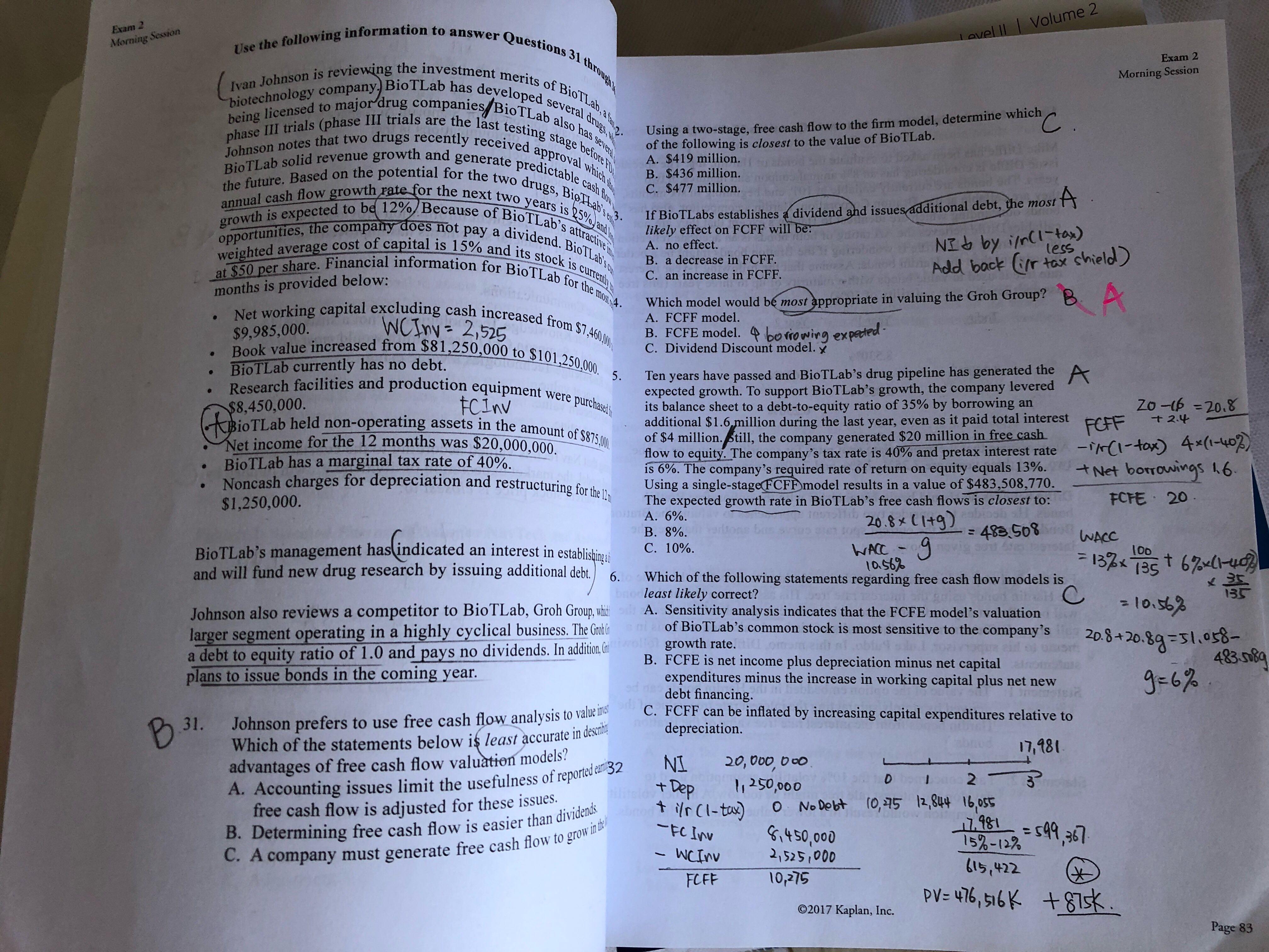 CFA level 2 notes, Hobbies & Toys, Books & Magazines, Assessment Books ...