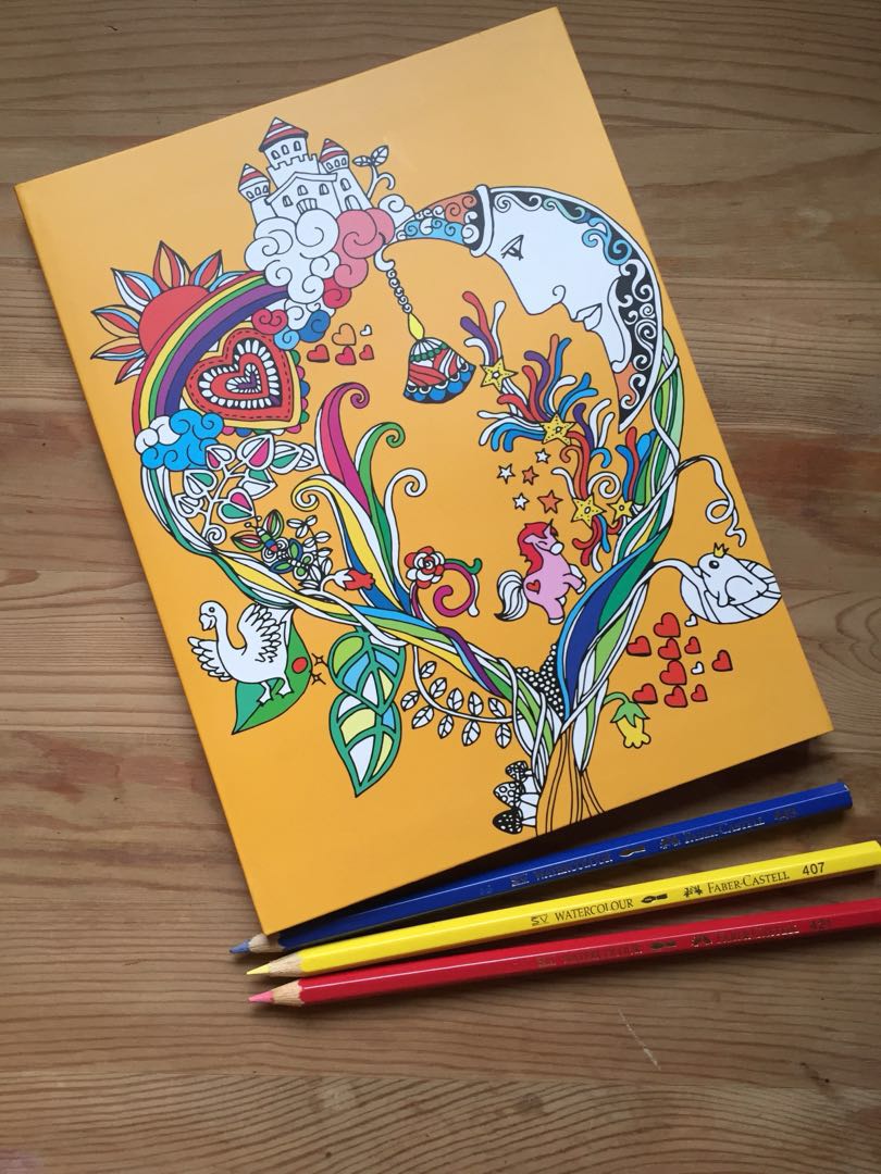 Colouring Notebook / Notepad, Hobbies & Toys, Stationery & Craft ...