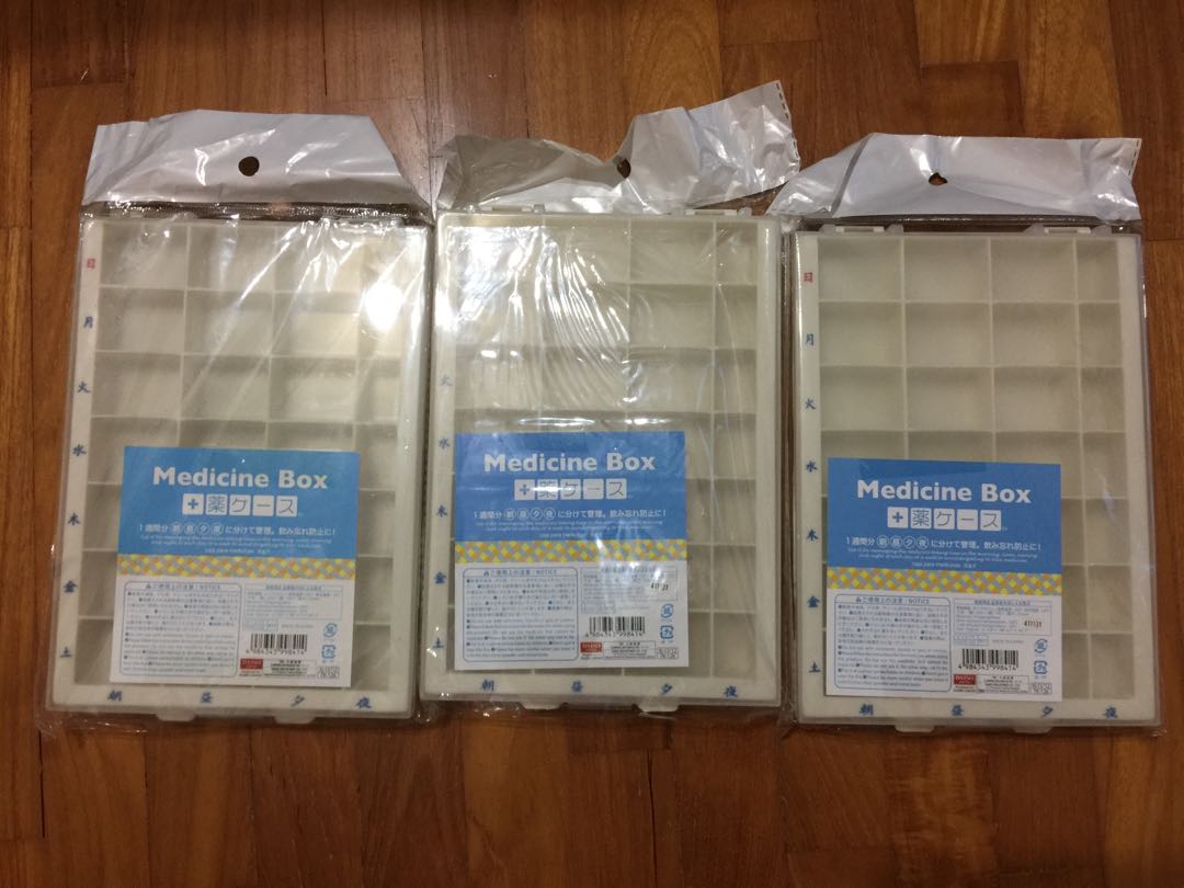 Daiso medicine box, Everything Else on Carousell