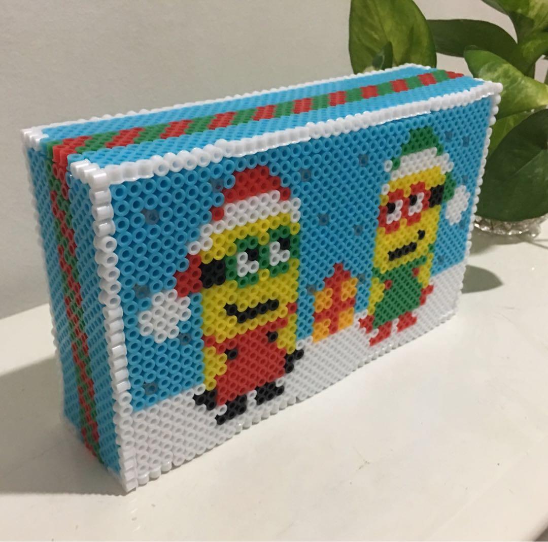 [Design C02] Christmas Minions Handmade LED Lightbox - 1 box 2 ...