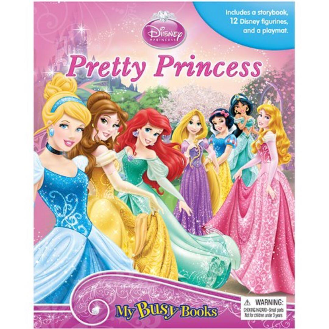 [Disney Princess] My Busy Book Storybook - 12 Figurines and a Playmat ...