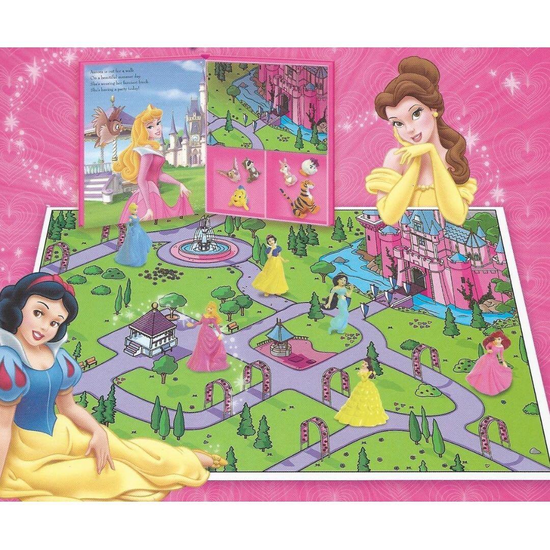 [Disney Princess] My Busy Book Storybook - 12 Figurines and a Playmat ...