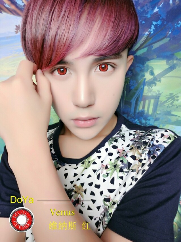 Doya Venus Red contact lenses, Hobbies & Toys, Memorabilia & Collectibles, Fan Merchandise on ...