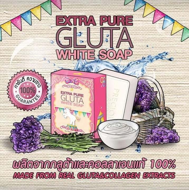 EXTRA PURE GLUTA WHITE SOAP, Beauty & Personal Care, Oral Care on Carousell