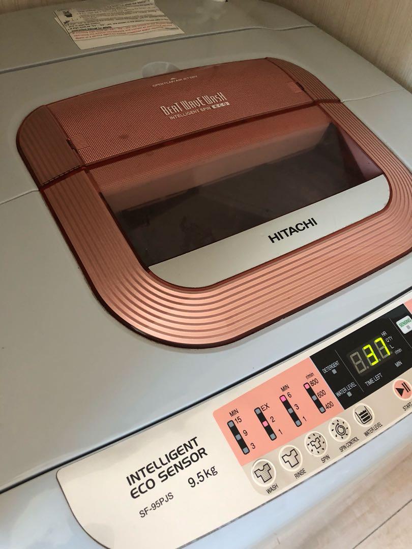 Hitachi Washer 9.5 Kg, TV & Home Appliances, Washing Machines and ...