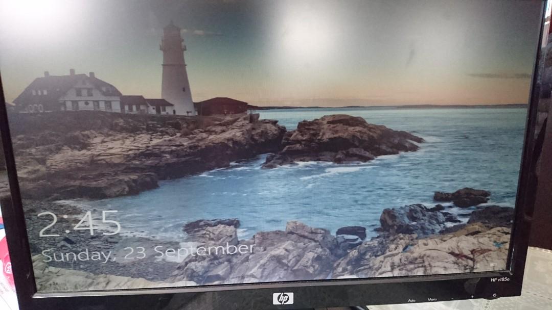 HP v185e Monitor (18.5"), Computers & Tech, Parts & Accessories ...