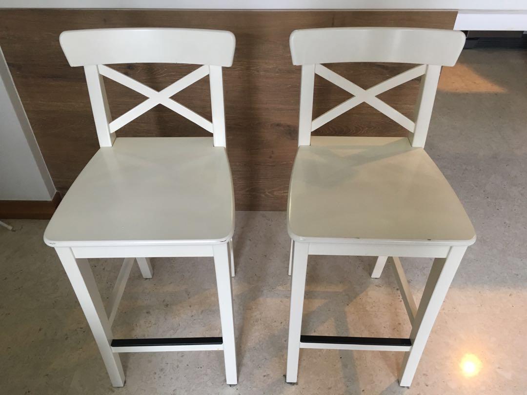 IKEA stools, Furniture & Home Living, Furniture, Chairs on Carousell