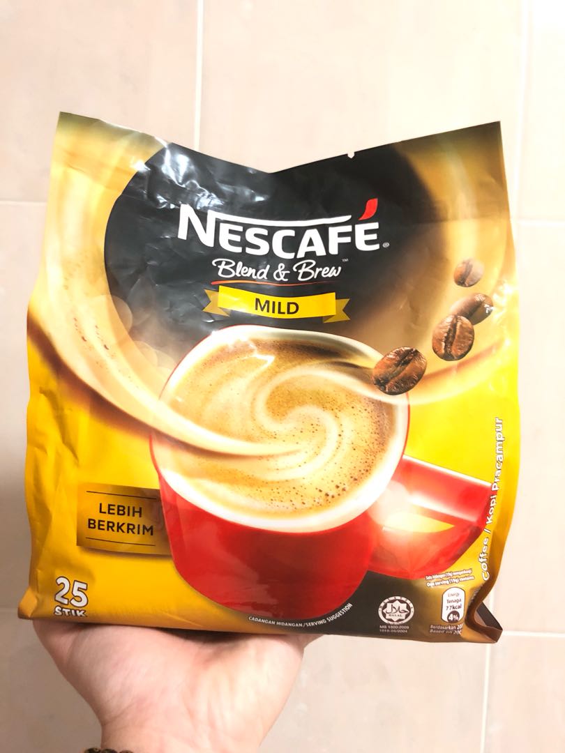 Nescafe 3-in-1 Mild Coffee (25 sticks), Food & Drinks, Beverages on ...
