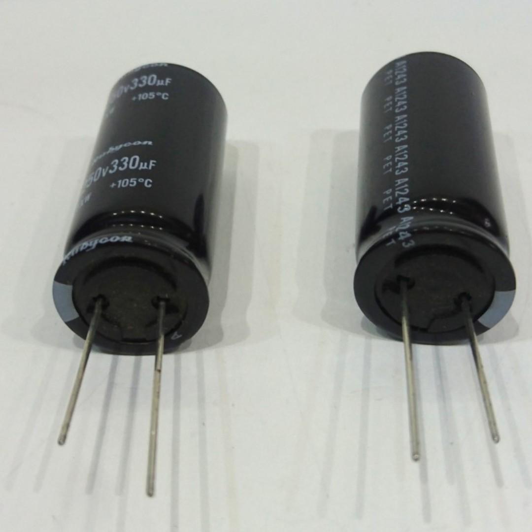 ORIGINAL JAPAN RUBYCON 250V 330uF Electrolytic capacitor, TV & Home ...