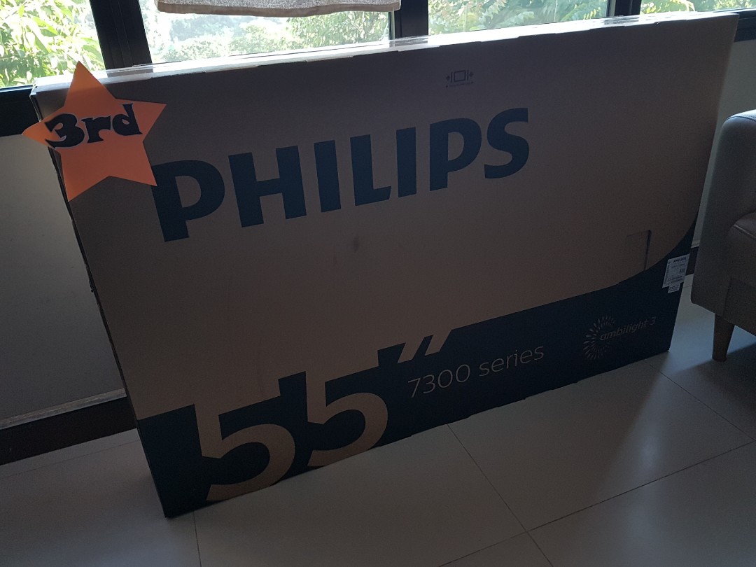 Philips 55in 4k UHD smart LED TV, TV & Home Appliances, TV ...