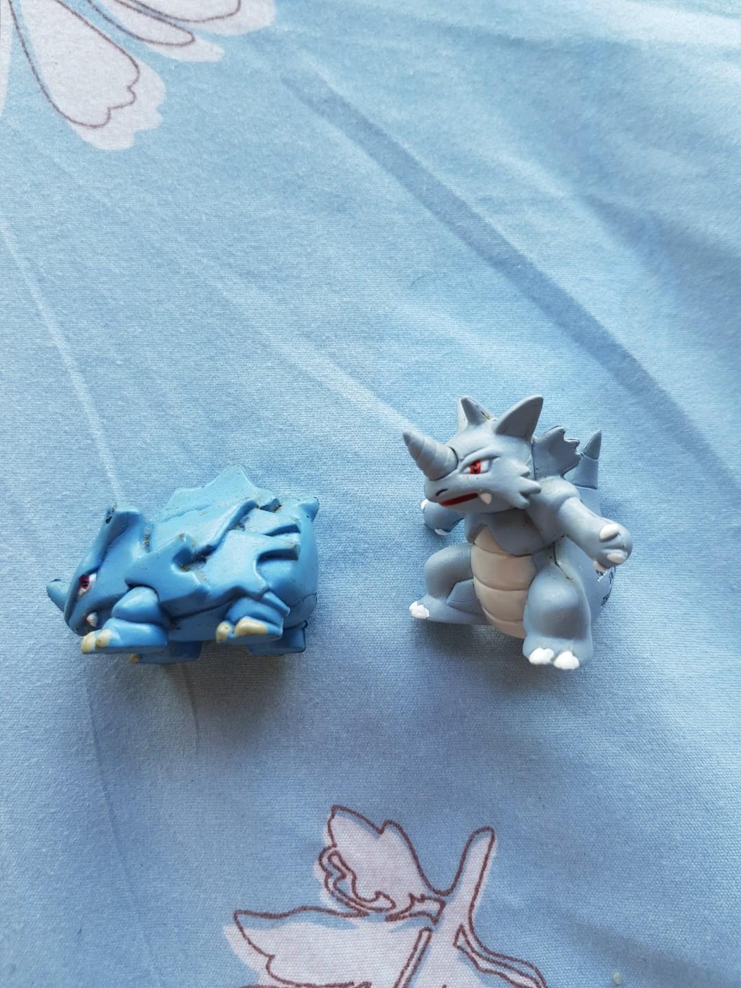 Pokemon Tomy Rhyhorn and Rhydon set, Hobbies & Toys, Toys & Games on ...
