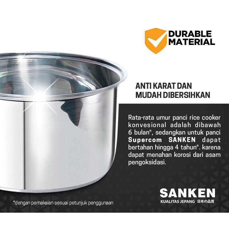 Sanken Magic Com SJ-150 - Hitam, Perabotan Rumah di Carousell