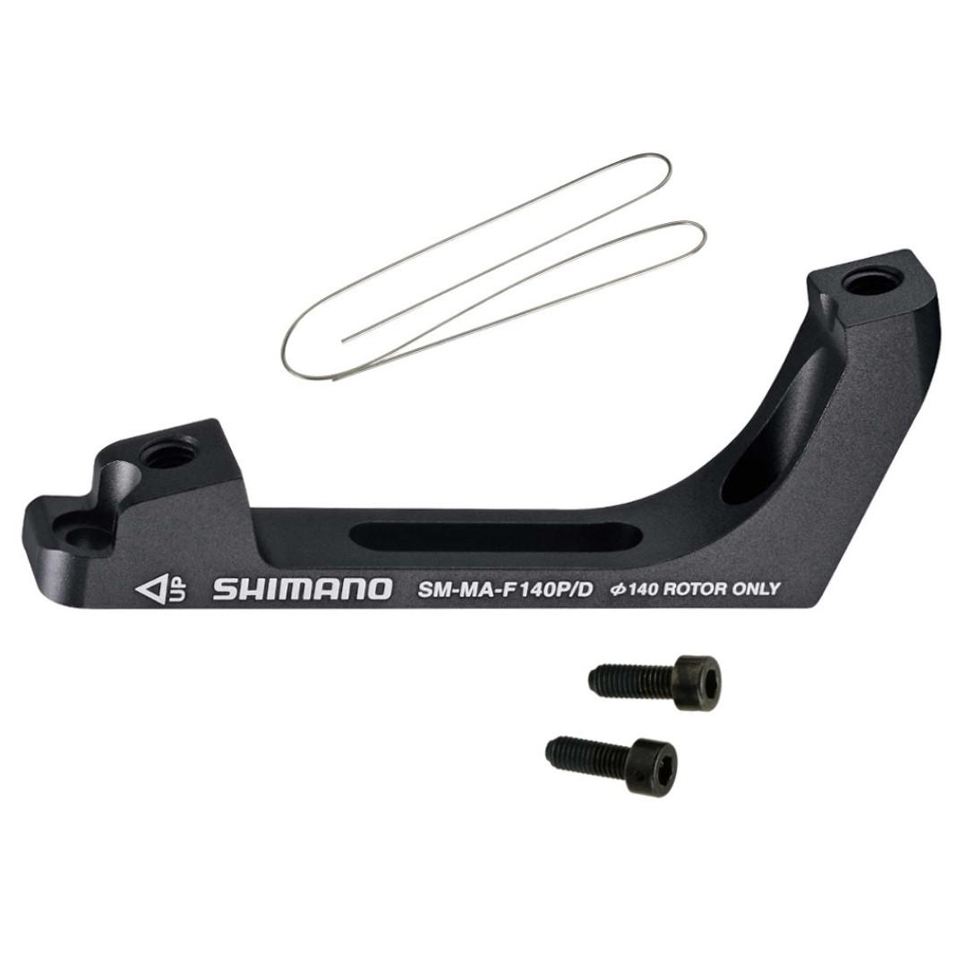 Shimano SM-MA-F140 P/D Post Mount Disc Brake to Flat Mount Frame (Front ...