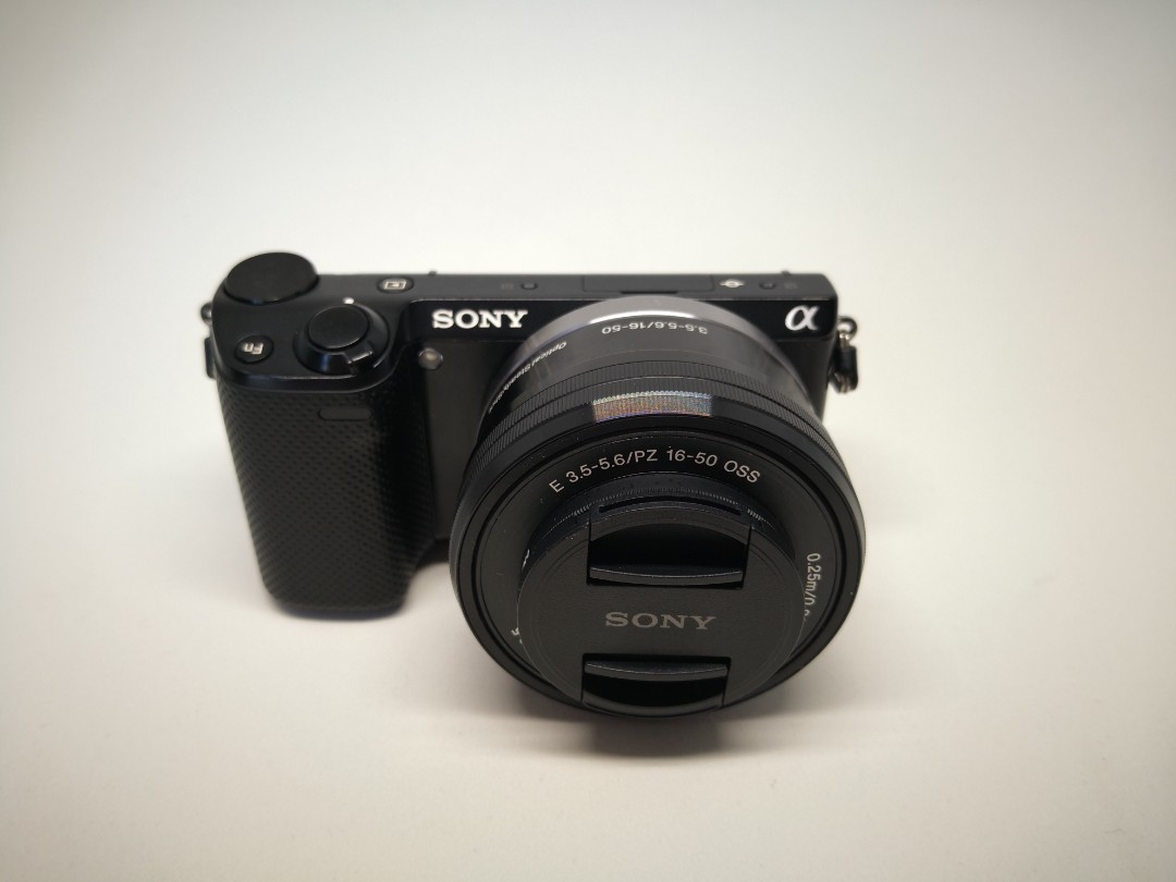 Sony NEX-5T with SELP1650 and viewfinder FDA-EV1S, Photography, Cameras ...