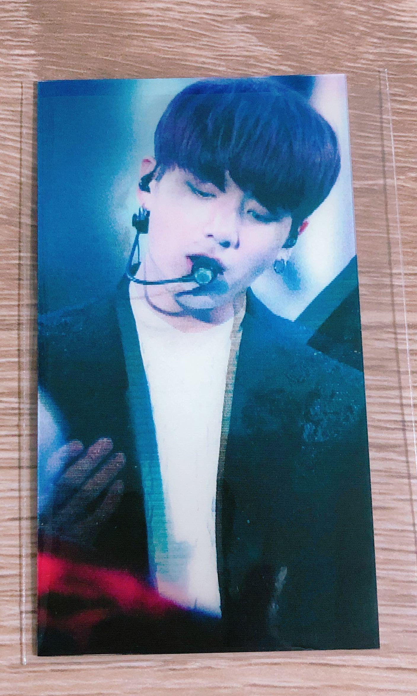 TaeKook Lenticular card, EMW, Hologram stickers, Post Cards, Hobbies ...