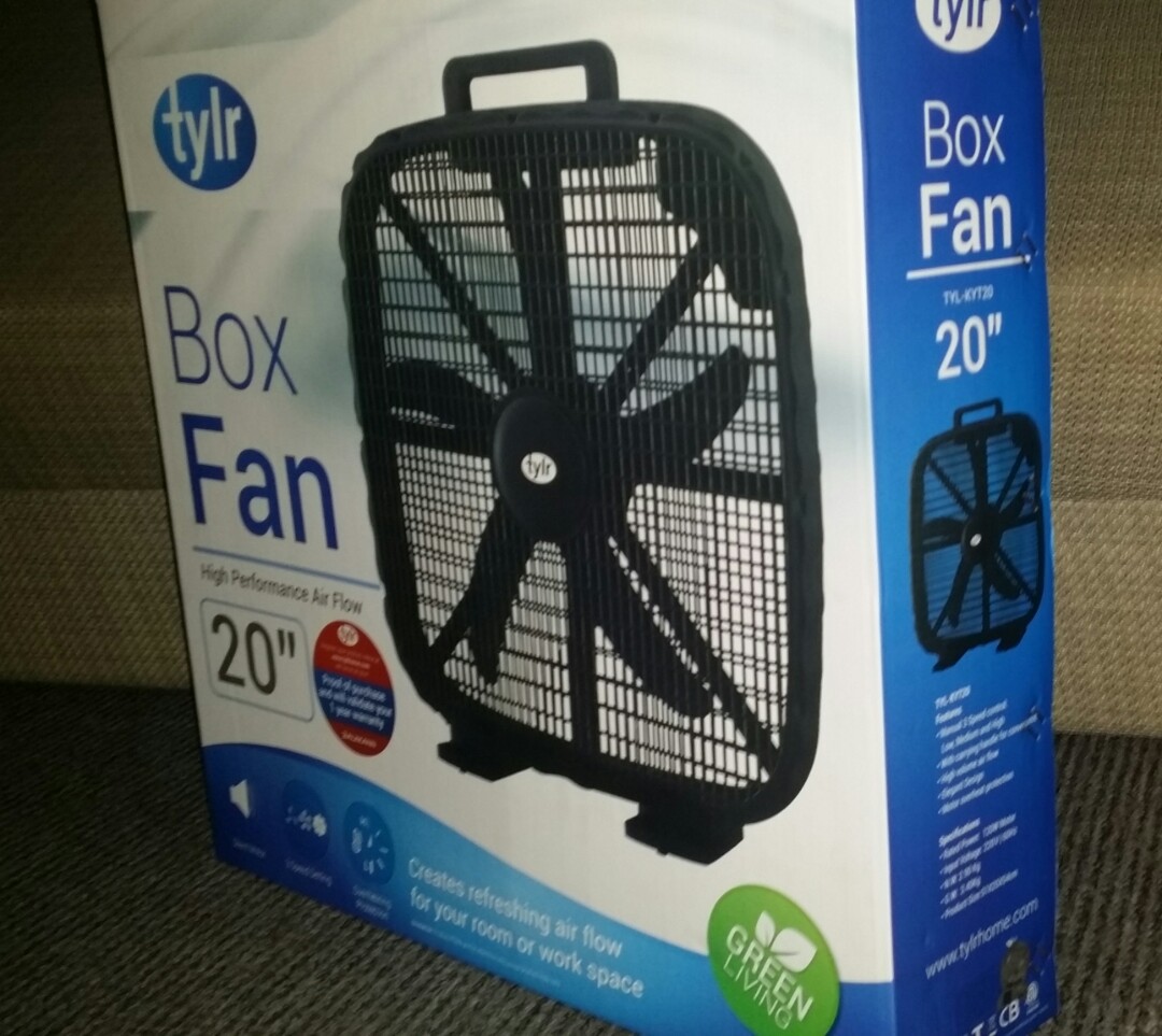 tylr Box Fan 20", TV & Home Appliances, TV & Entertainment, TV Parts ...