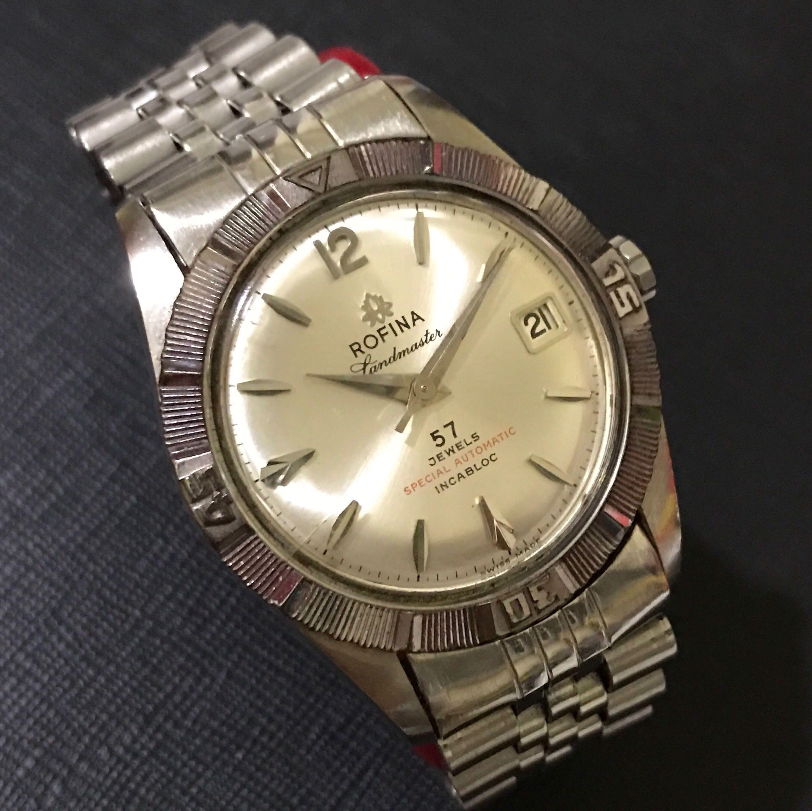 Vintage Rofina Landmaster Thunderbird Watch, Women's Fashion, Watches ...