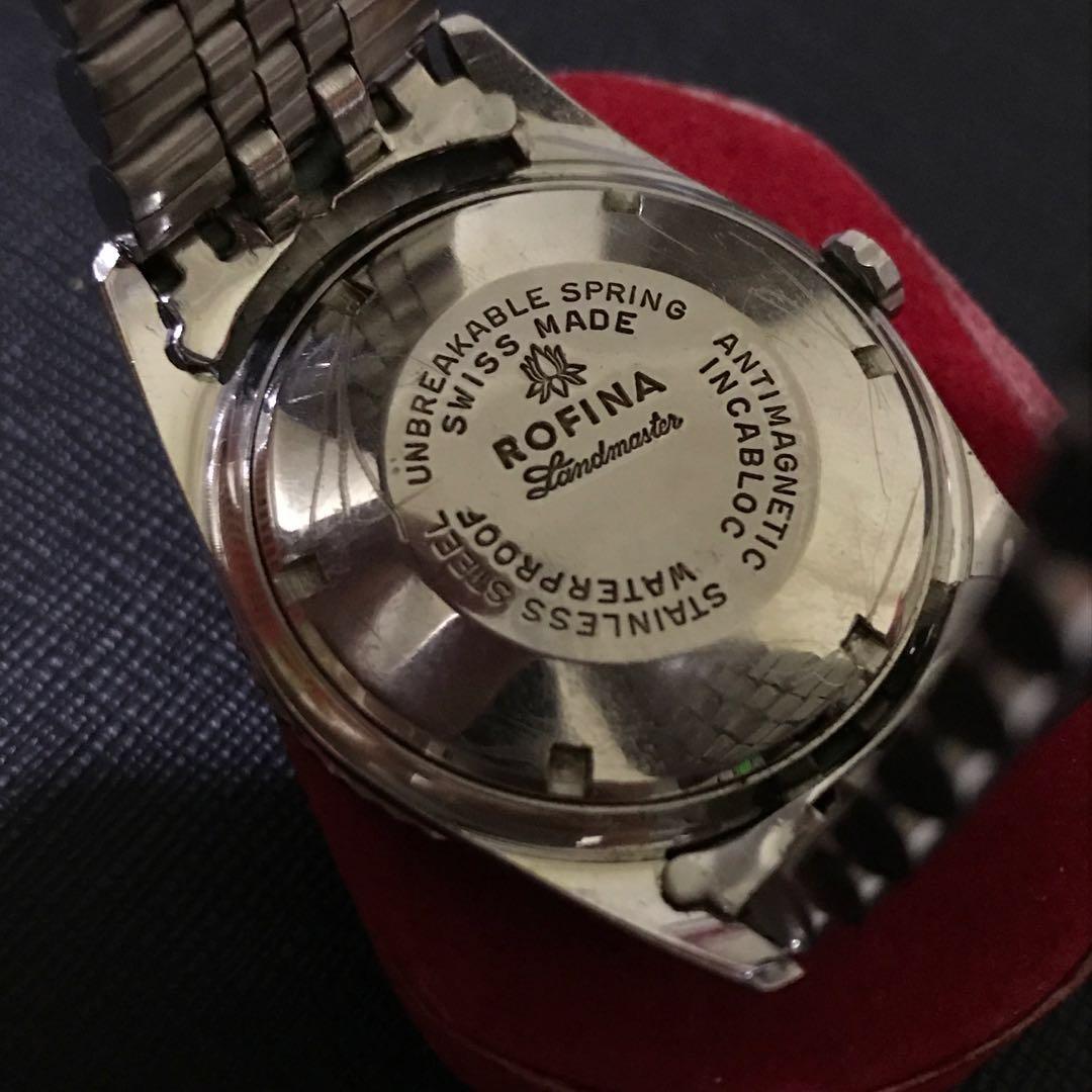 Vintage Rofina Landmaster Thunderbird Watch, Women's Fashion, Watches ...