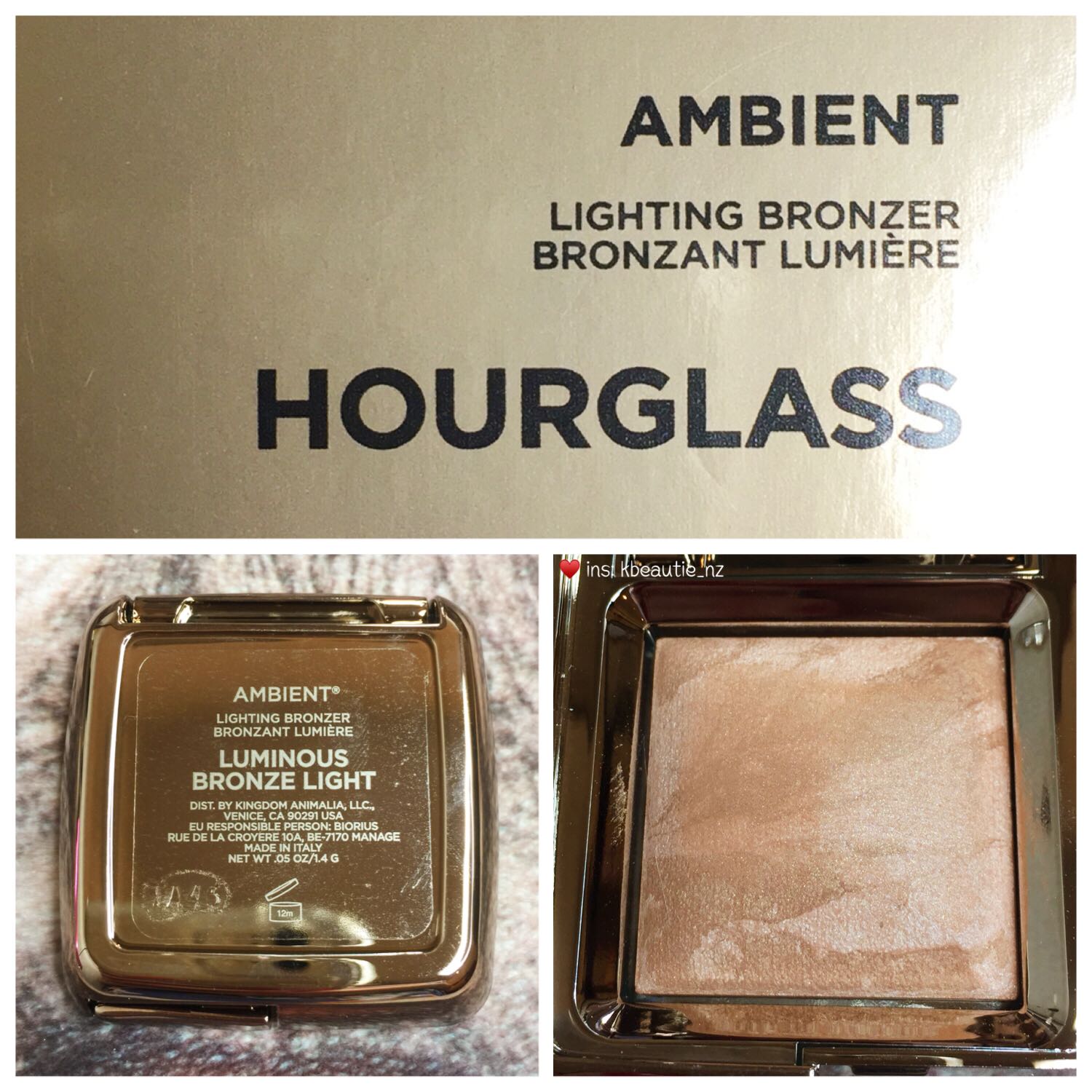 Hourglass Ambient Lighting Bronzer Luminous Bronze Light | Shelly Lighting