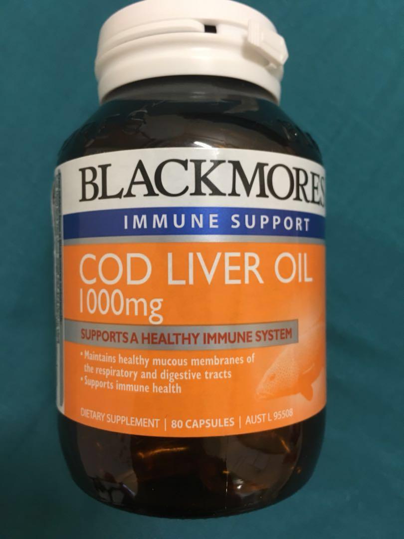 Blackmores Cod Liver Oil 1000mg 80s, Everything Else on Carousell