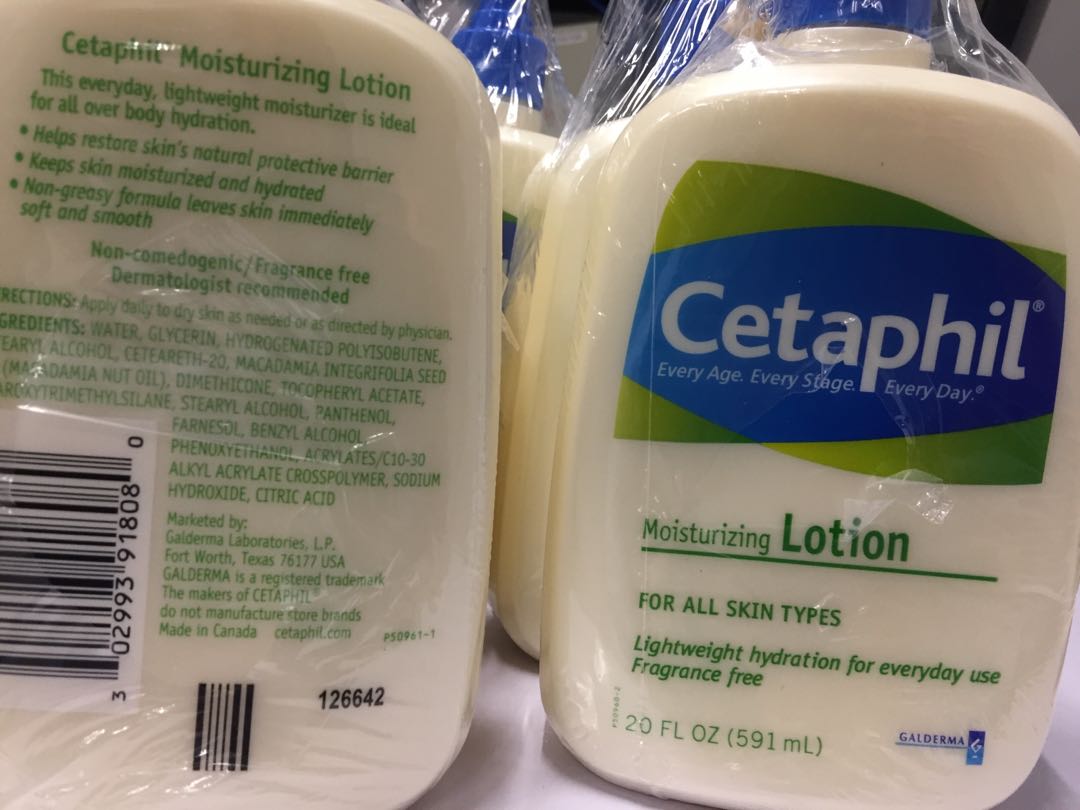 Cetaphil original lotion 591ml, Beauty & Personal Care, Bath & Body ...