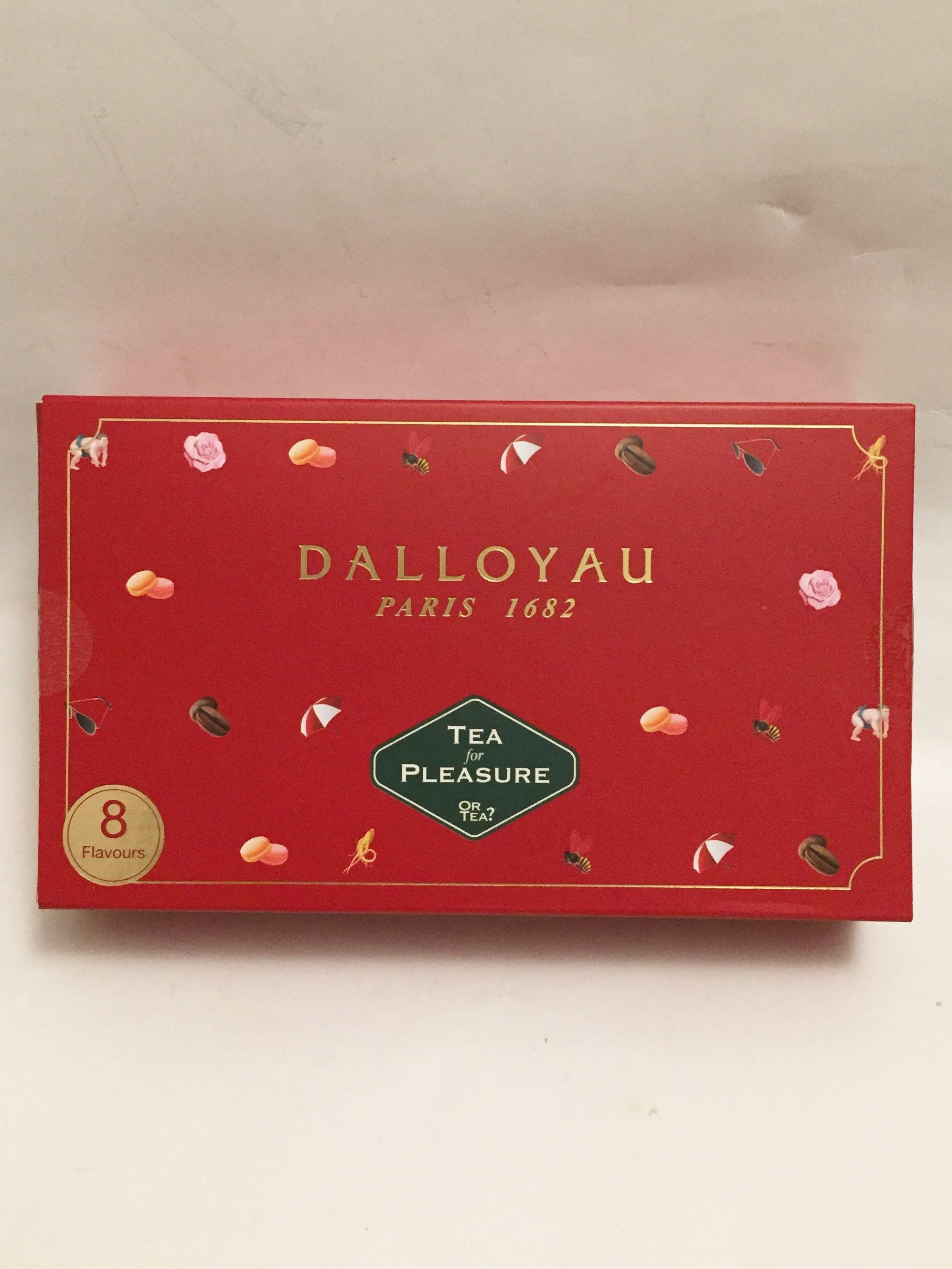 Dalloyau Paris 1682 各式茶包共8包 Tea for Pleasure (OR TEA?) 8 favours, best before 30/6/2020, 嘢食 & 嘢飲 ...