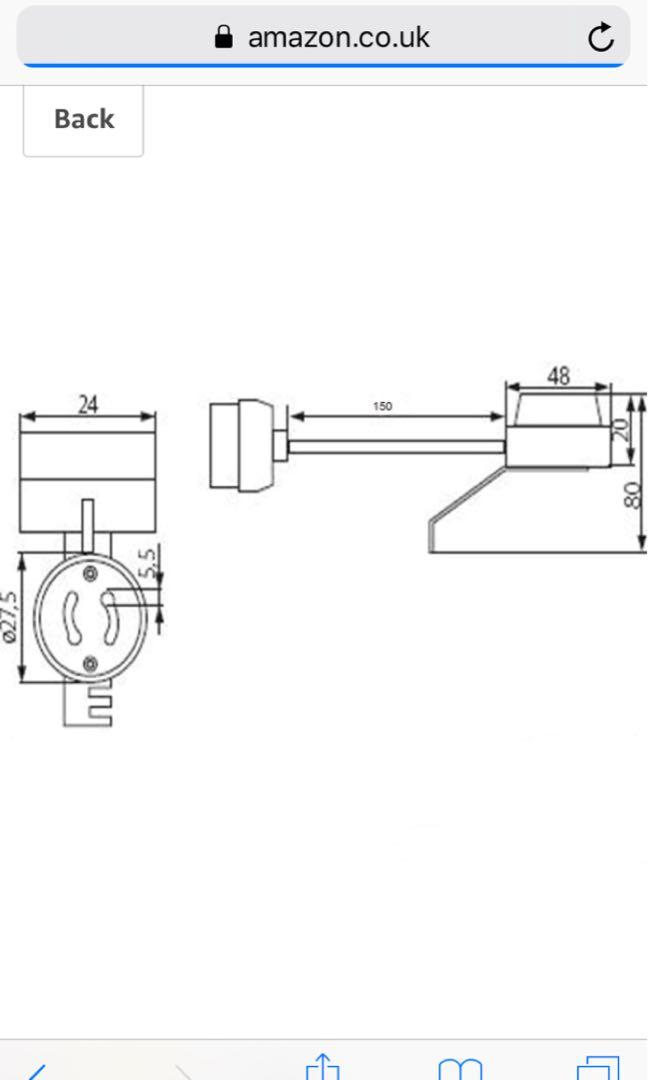 GU10 Lampholder,JRing 5Pcs GU10 Mains Downlighter Lamp Holders ...