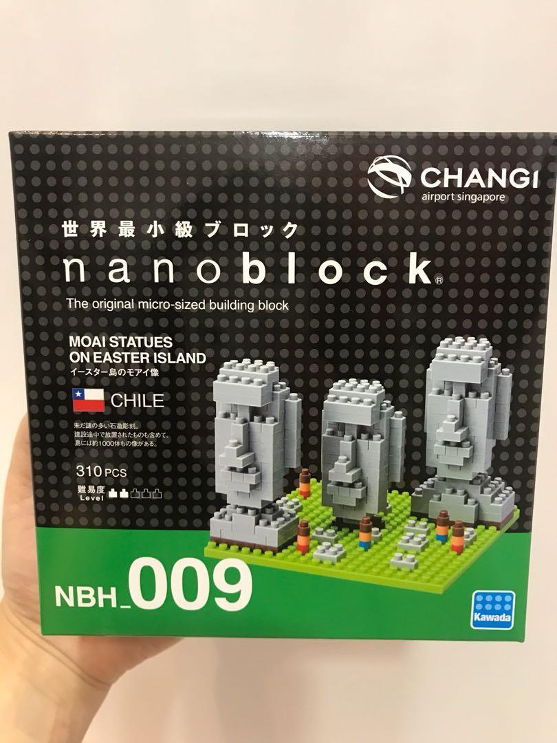 Nano Block Chile Moai Statues on Easter Island (Changi Airport ...