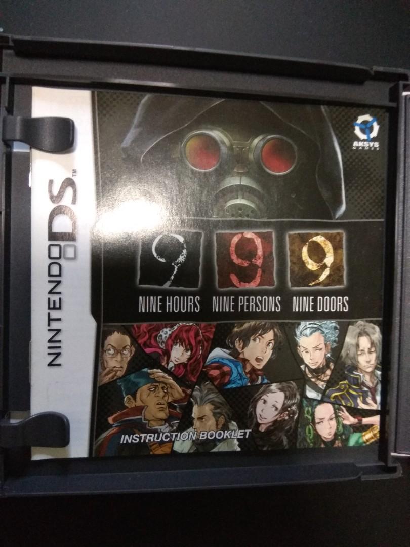 Nine hours nine persons nine doors DS game, Video Gaming, Gaming ...