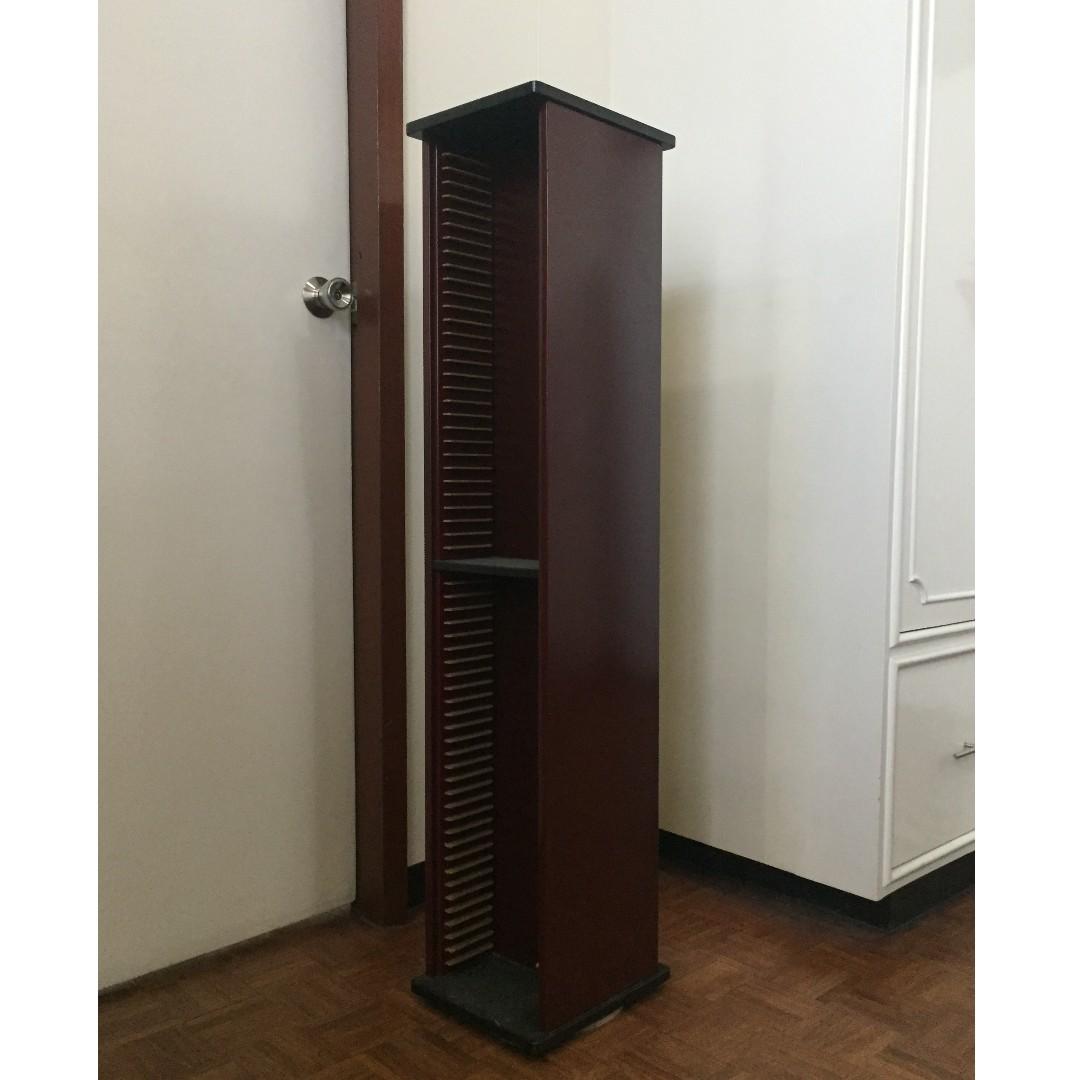 Rotating CD/DVD Rack, Furniture & Home Living, Furniture, Shelves ...