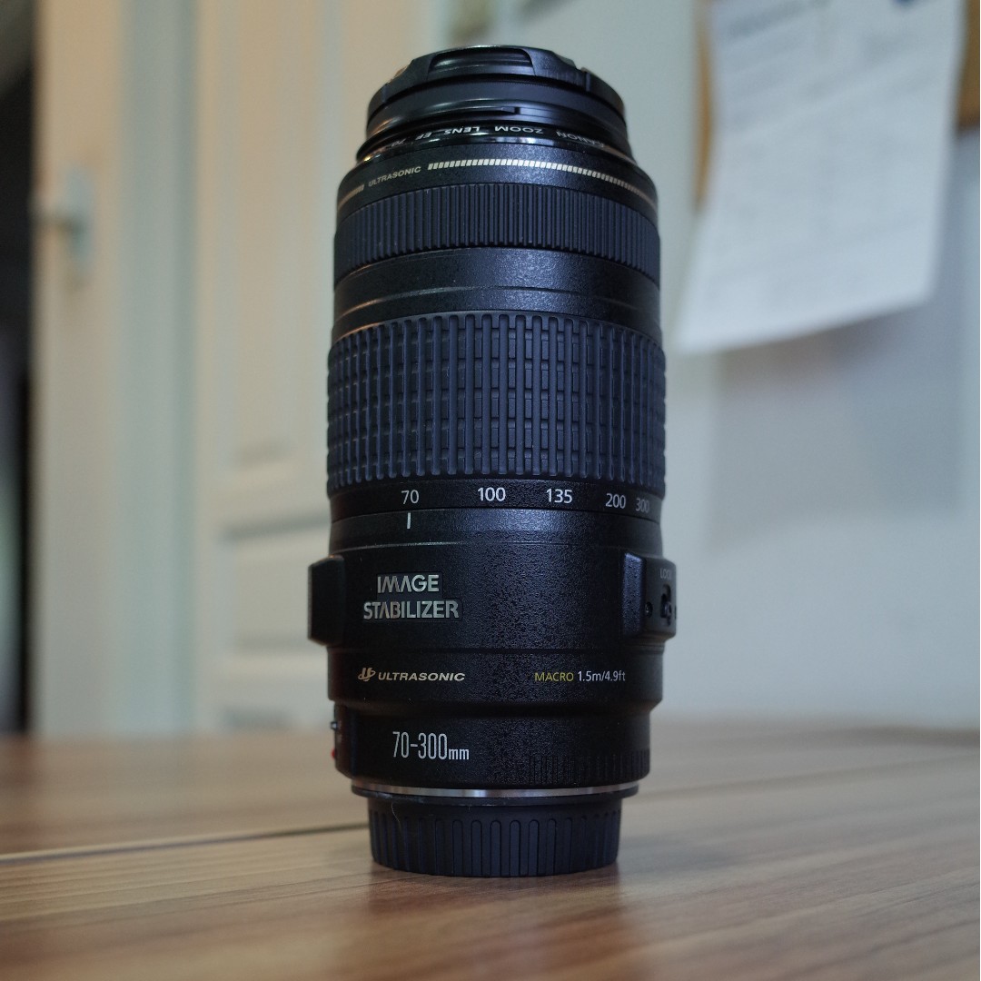 Seldom Used Canon 70-300 mm F4 - 5.6 lens with Image Stabilizer ...
