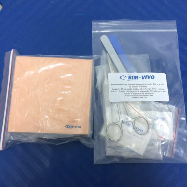 Sim*Pad*Mini Suture practice kit, Everything Else on Carousell