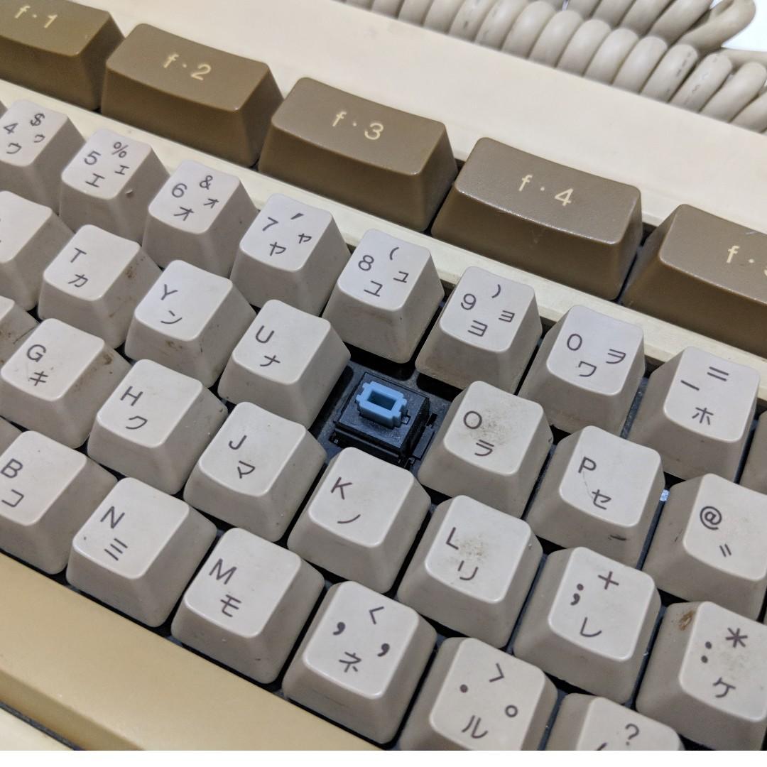 SKCM BLUE ALPS Switch Vintage NEC 8801 Japanese Mechanical Keyboard ...