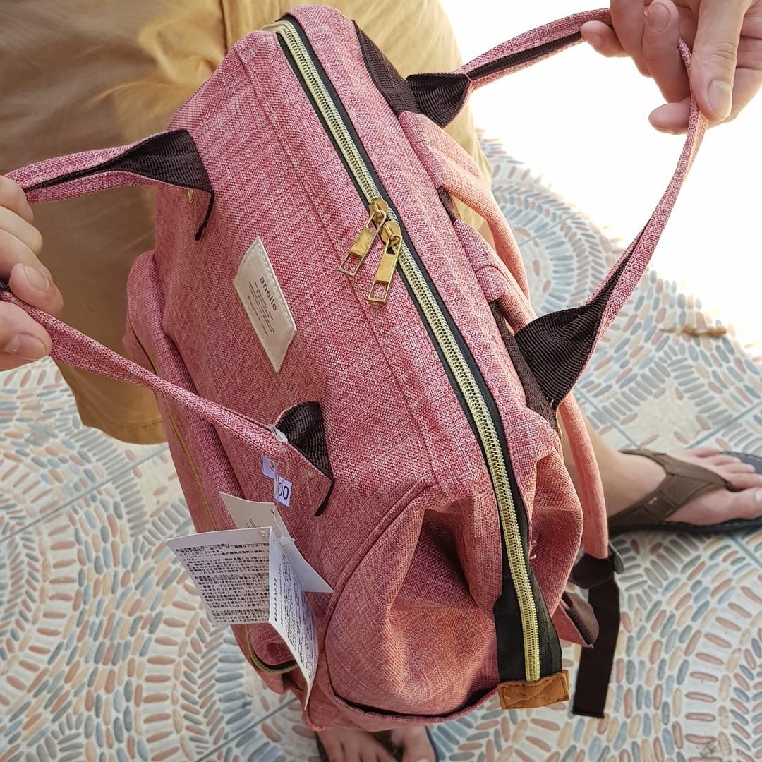 Anello Classic Backpack - Light Red, Men's Fashion, Watches ...