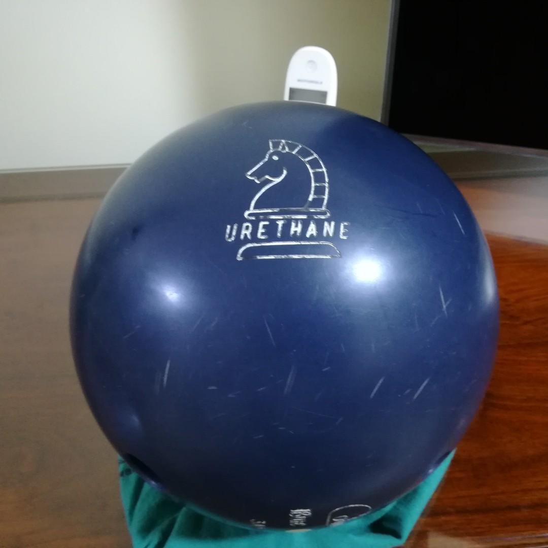 Bowling ball Columbia Blue Knight /Urathane, Sports Equipment, Sports ...